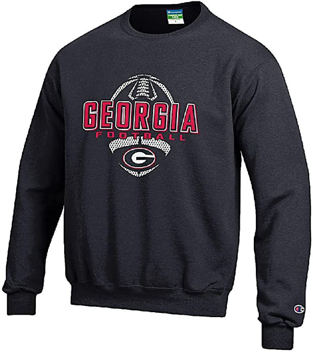 Georgia Bulldogs Black Football Crewneck Sweatshirt | Georgia Bulldogs ...