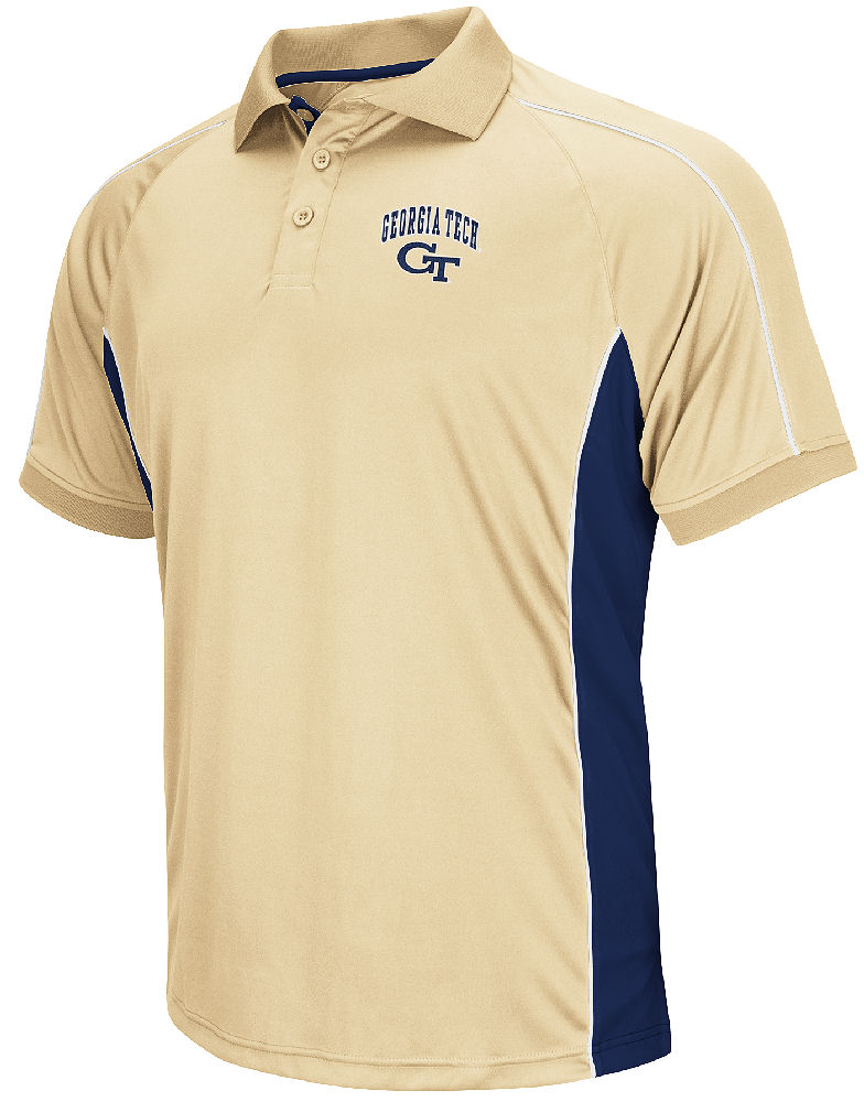 Georgia Tech Yellow Jackets Mens Synthetic Halftime Polo Shirt by ...