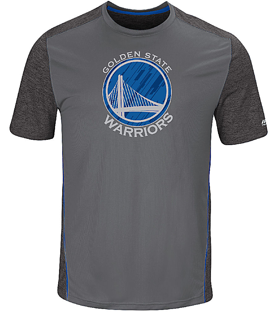 Golden State Warriors Mens Storm Grey Respect The Play Synthetic T ...