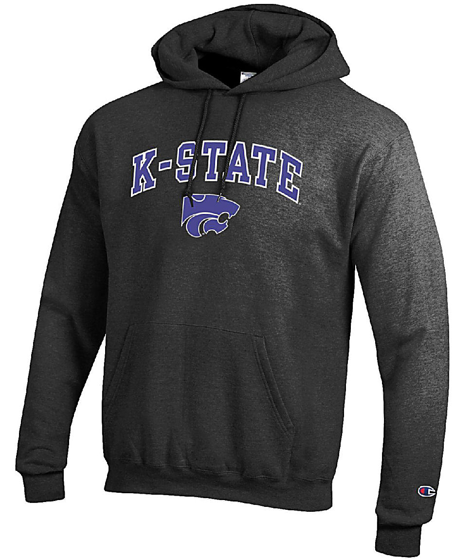 Kansas State Wildcats Granite Heather Champion Campus Powerblend ...