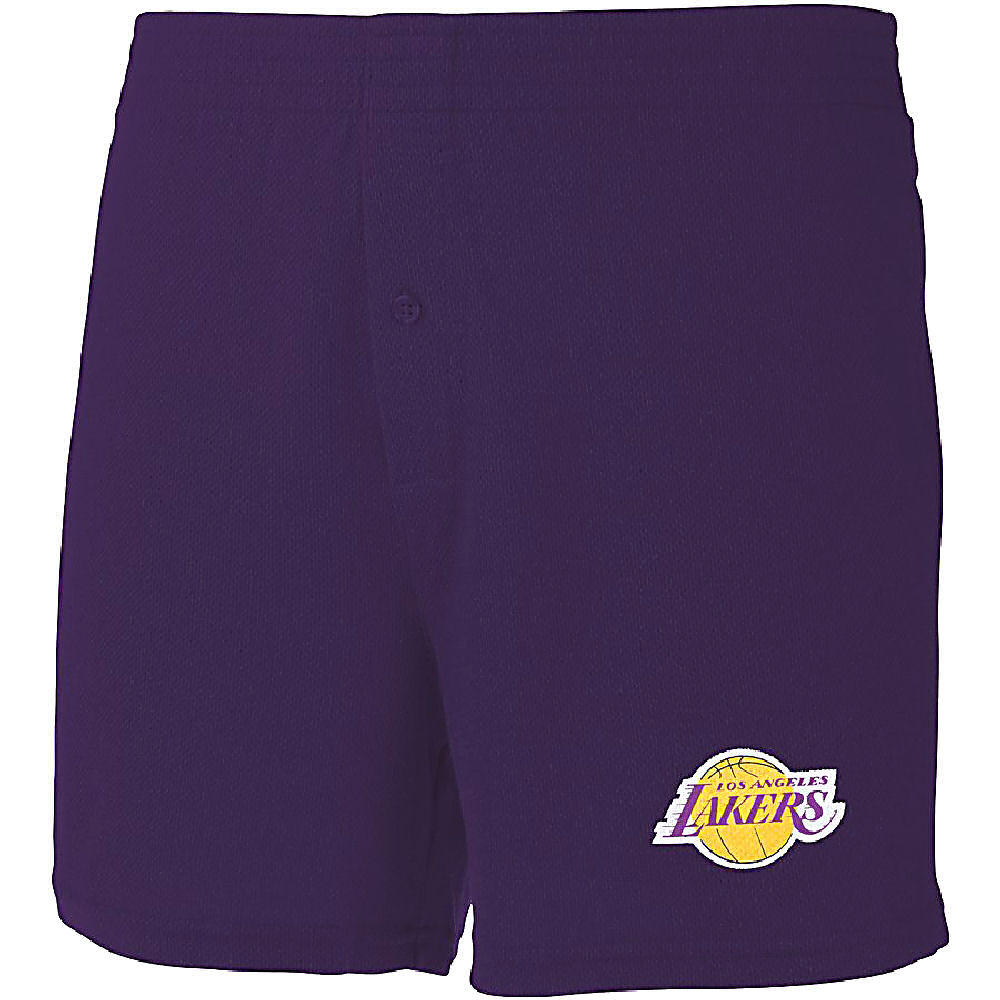 Los Angeles Lakers Men's Purple Pennant Boxer Shorts | Los Angeles ...