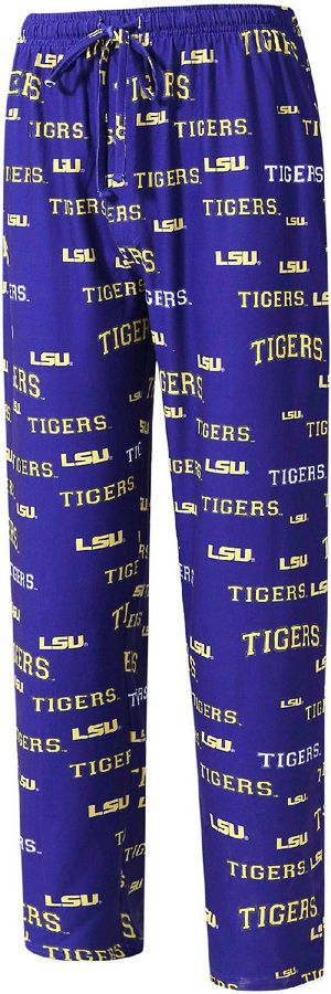 LSU Tigers Men’s Purple Fairway Pajama Lounge Pants on Sale