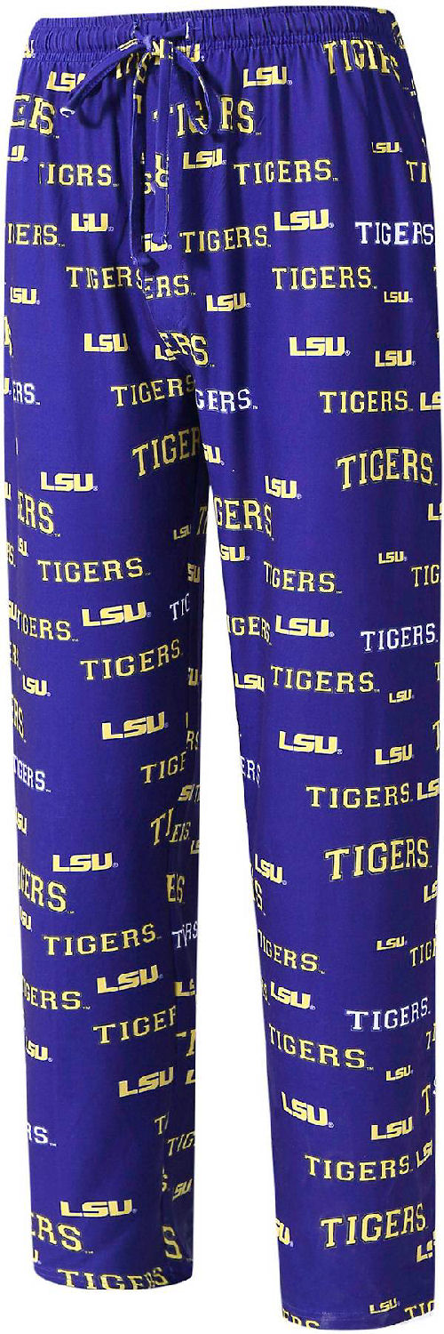 LSU Tigers Men’s Purple Fairway Pajama Lounge Pants on Sale
