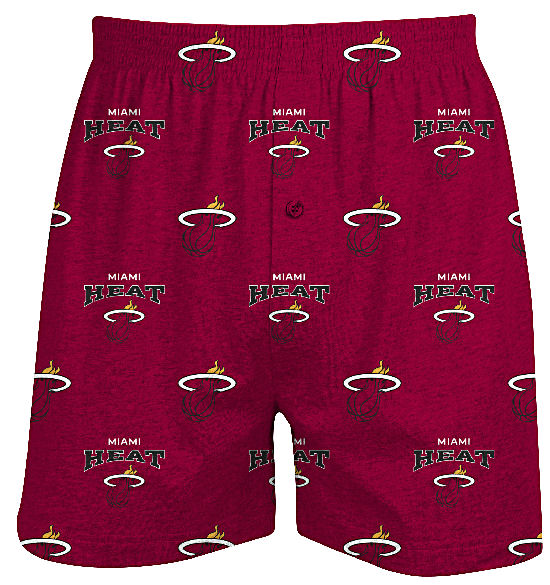 Miami Heat Men's Supreme Boxer Shorts by Concepts Sports | CLIPBOARD...NBA