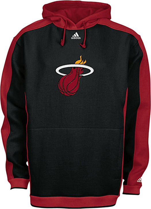 Miami Heat NBA Black Embroidered Dream Hooded Fleece Sweatshirt By ...