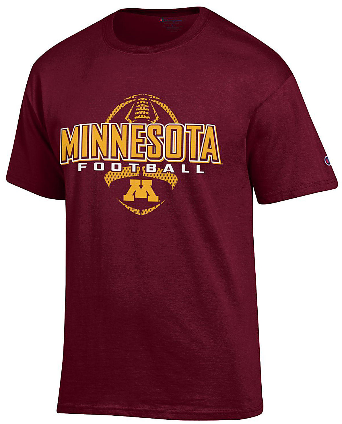 Minnesota Gophers Maroon Football Short Sleeve T Shirt by Champion ...