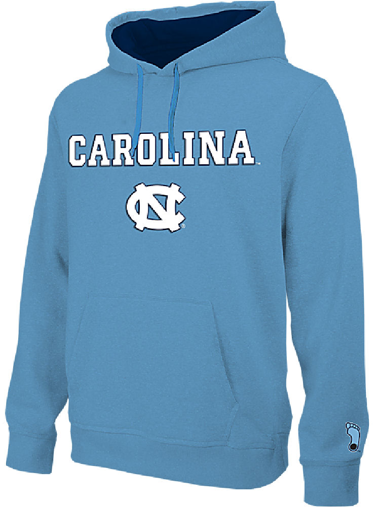 UNC Tarheels Carolina Blue Embroidered College Classic 3 Hoodie ...