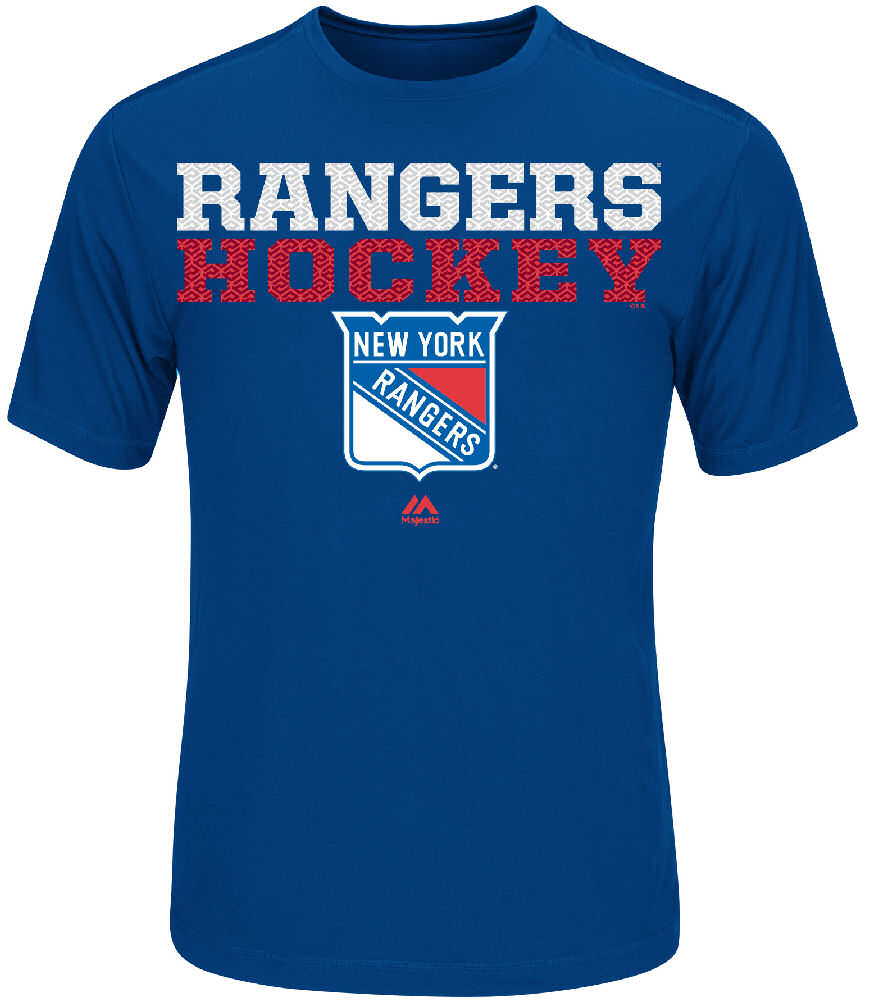 New York Rangers Mens Polyester Feel The Pressure Short Sleeve T Shirt ...