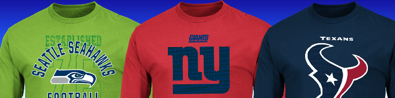 NFL Long Sleeve T Shirts | NFL T Shirts By Team/Style