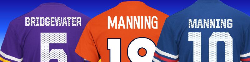 NFL Player Name and Number T Shirts | NFL T Shirts By Team/Style