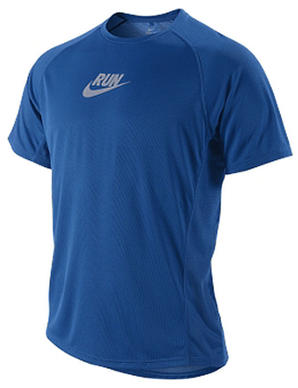 Nike Team Royal Sublimated Graphic Running Shirt For Men | Nike Dri-FIT ...