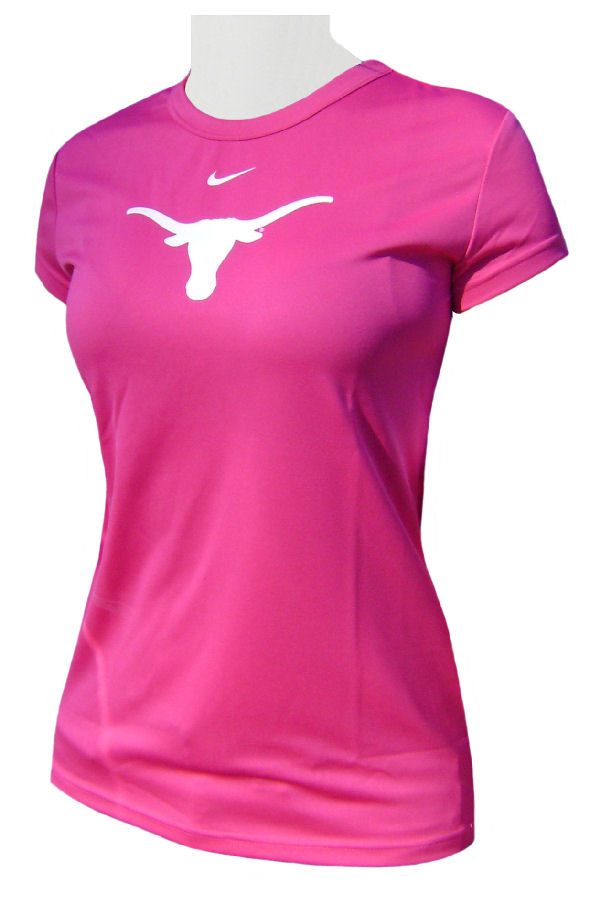 Nike Texas Longhorns Pink Women’s Dri-FIT T-Shirt | Clipboard-College ...
