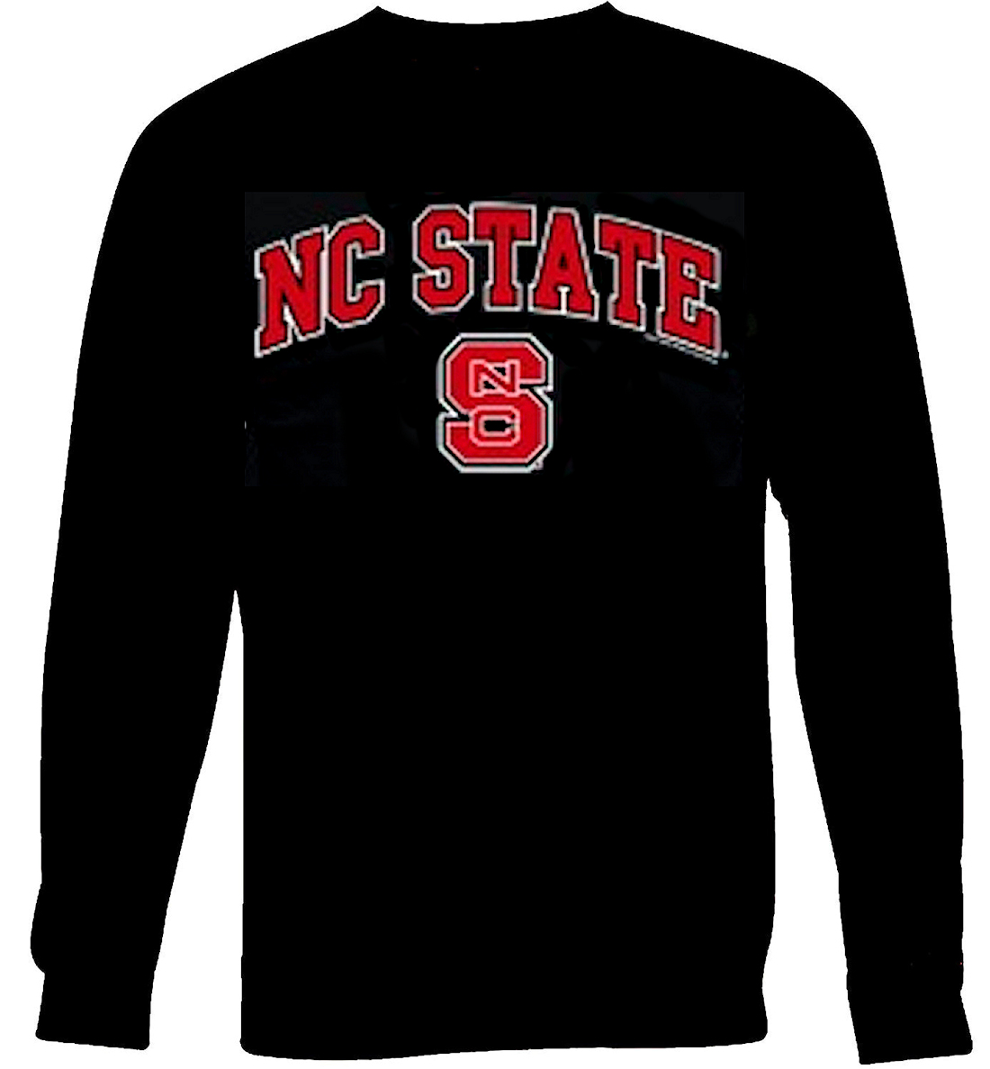 North Carolina State Black College Arch Long Sleeve T Shirt | North ...