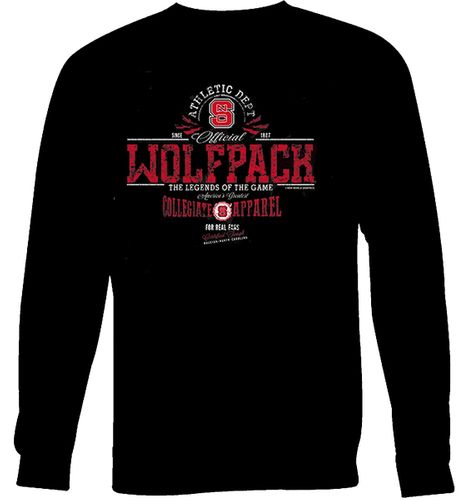 North Carolina State Wolfpack Black Legendary Black Long Sleeve T Shirt ...