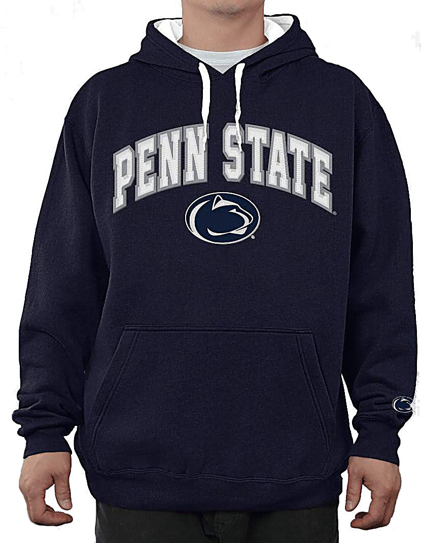 NCAA Penn State Nittany Lions Navy Embroidered College Classic Hoodie ...
