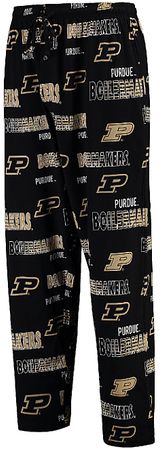 Purdue Boilermakers Men’s Black Sweep Pajama Pants by Concepts Sports ...