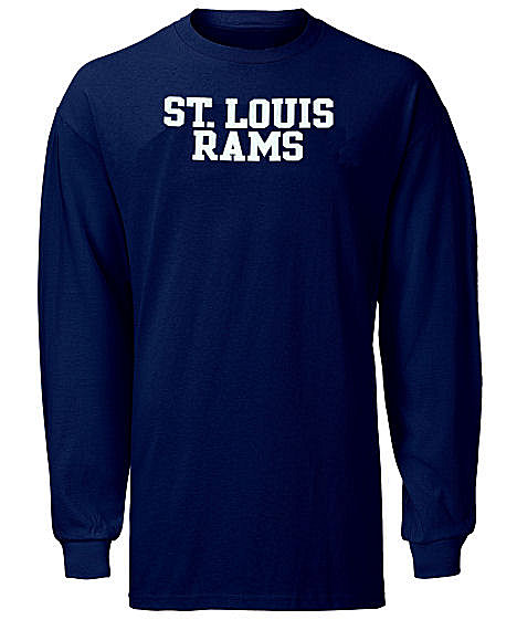 Reebok St.Louis Rams NFL Long Sleeve Tee Shirt | Los Angeles Rams ...