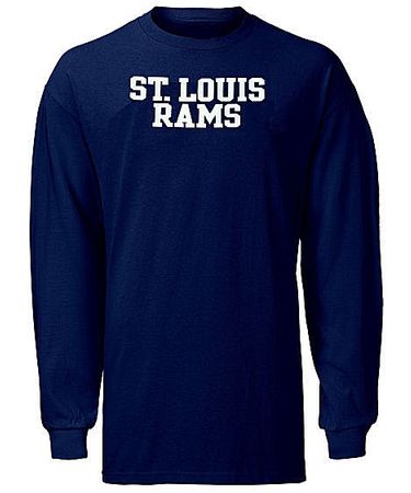 Reebok St.Louis Rams NFL Long Sleeve Tee Shirt | Los Angeles Rams ...