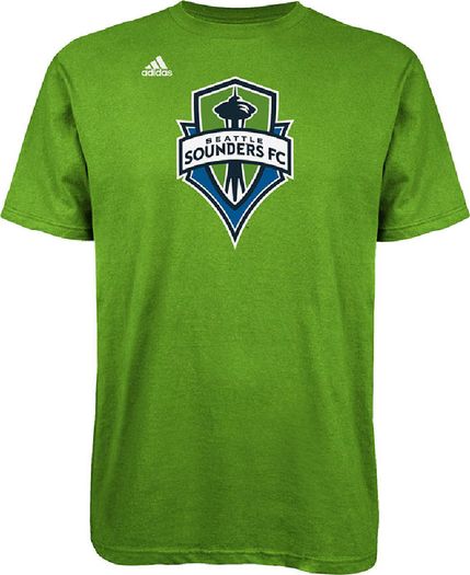 adidas Seattle Sounders FC Mens Logo Set Short Sleeve T Shirt | Seattle ...