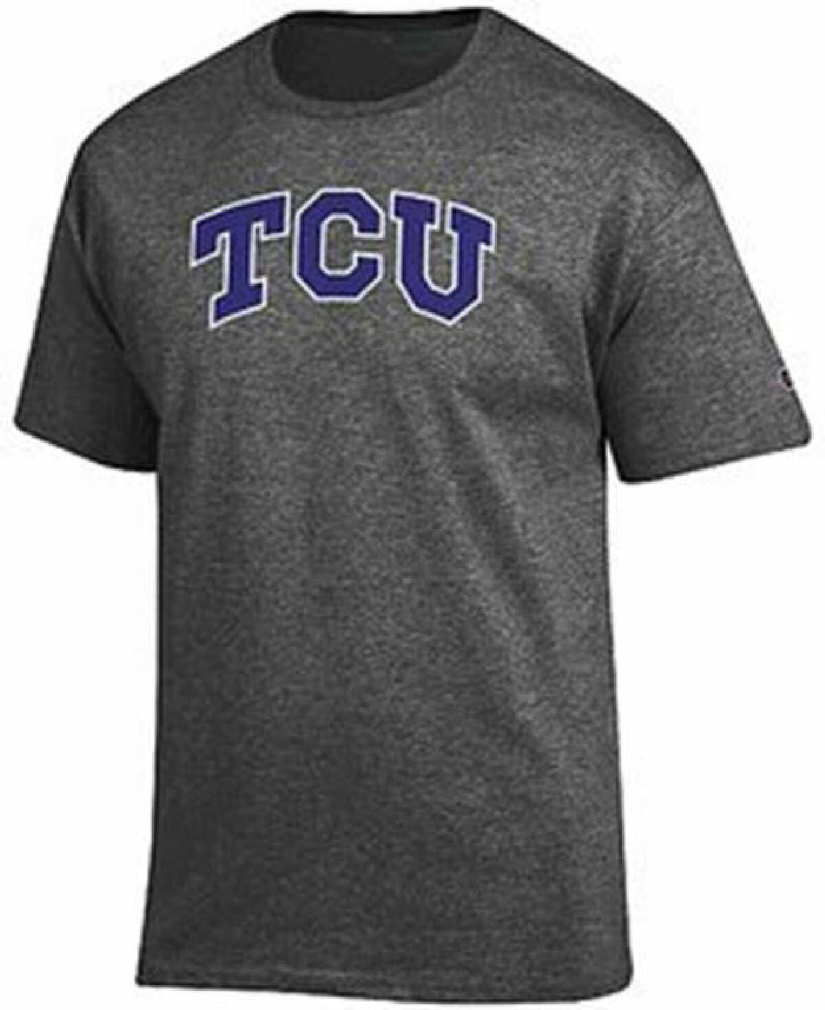 TCU Horned Frogs Grey Champion Campus Short Sleeve T Shirt | TCU Horned ...