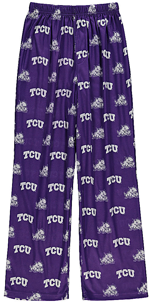 TCU Horned Frogs Youth Team Colorway Purple Pajama Pants | TCU Horned ...
