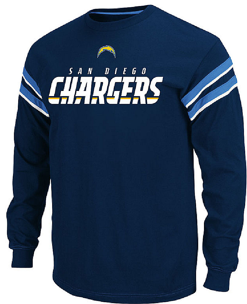 Team Apparel San Diego Chargers End Of Line Long Sleeve Shirt | San ...