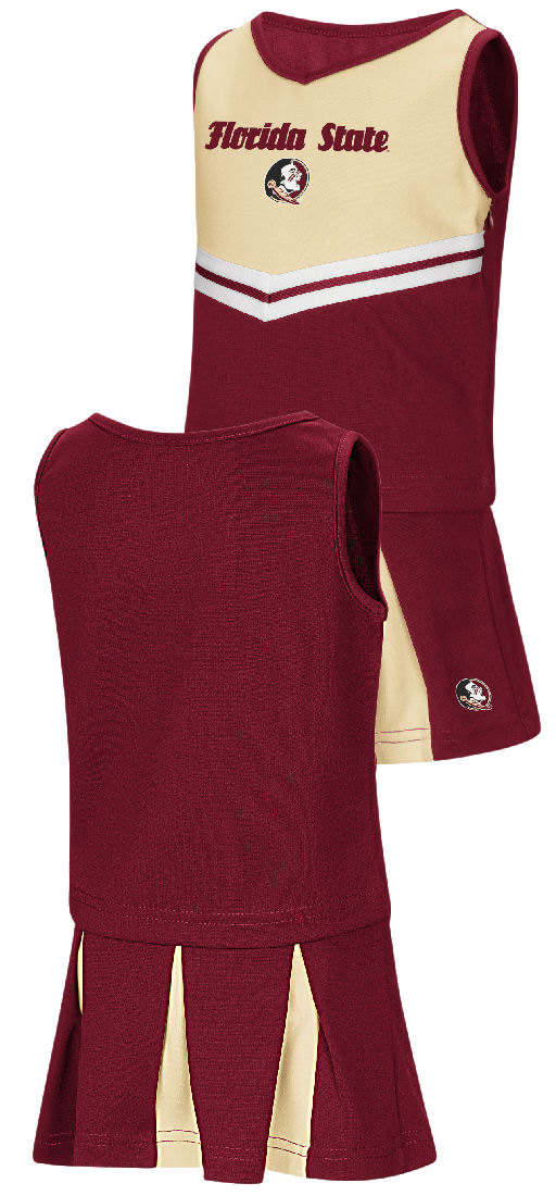 Toddler Florida State Seminoles Girls Garnet Pom Pom Cheer Set ...