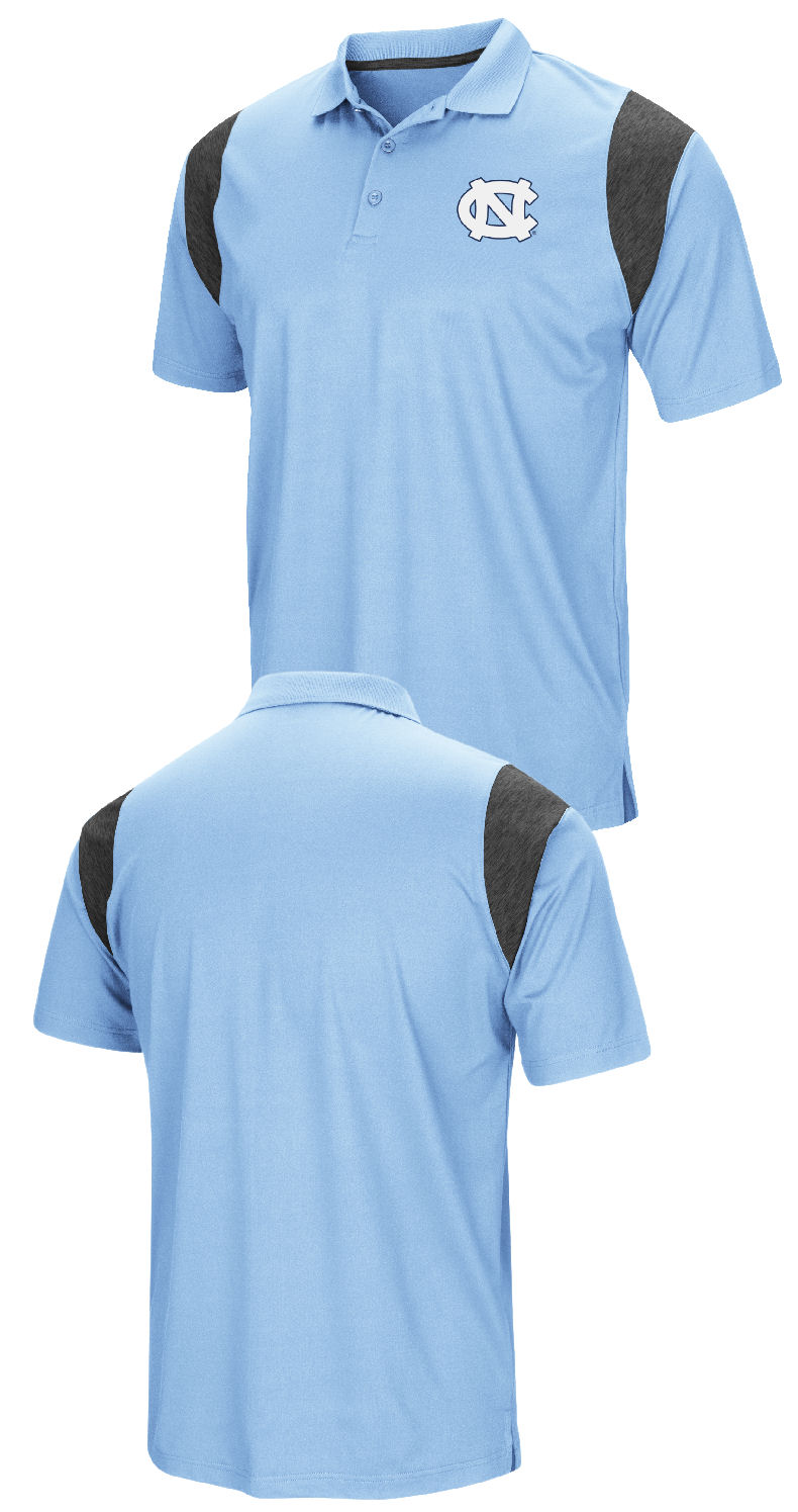 UNC Tar Heels Mens Carolina Blue Friend Colosseum Polo Shirt | North ...