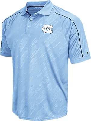 UNC Tarheels Mens Carolina Blue Sleet Synthetic Polo Shirt | Clipboard ...