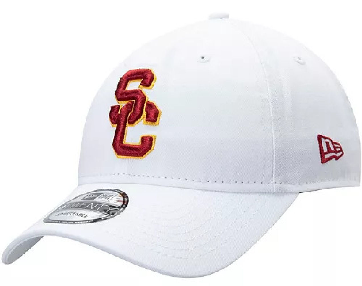 USC Trojans White Core Classic Low Profile Adjustable Cap by New Era ...