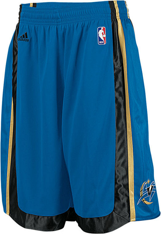 Washington Wizards Adult NBA 10” Inseam Gear Basketball Shorts By ...
