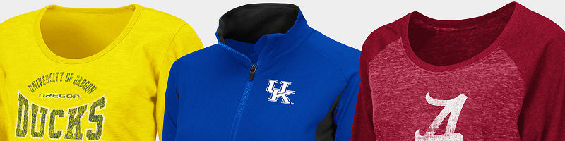 Women's College Apparel, Ladies Shirts, Shorts, Sweatshirts | NCAA by Style