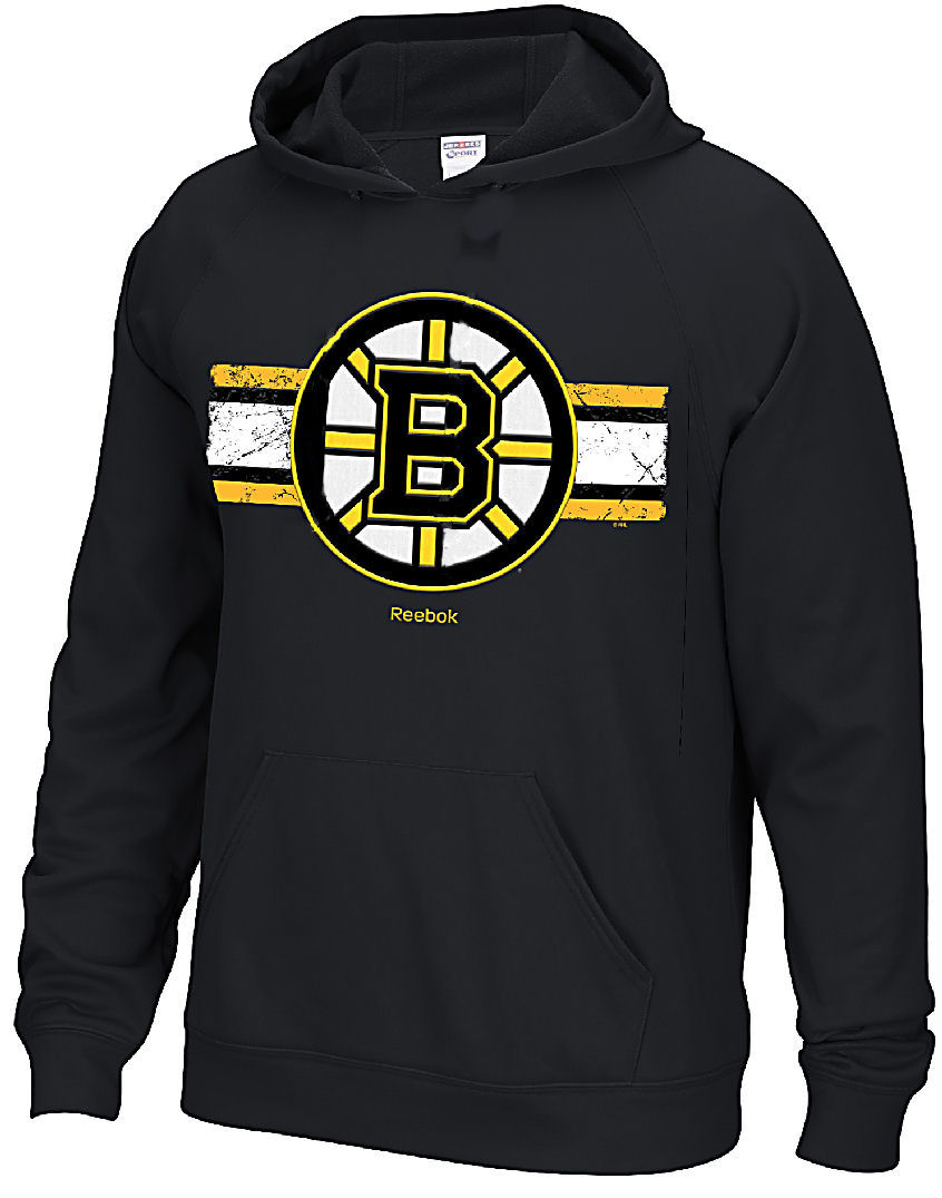 Youth Boston Bruins Black Reebok Honor Code Hoodie Sweatshirt | Boston ...