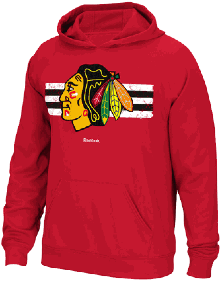 Youth Chicago Blackhawks Red Reebok Hoodie Sweatshirt | Chicago ...