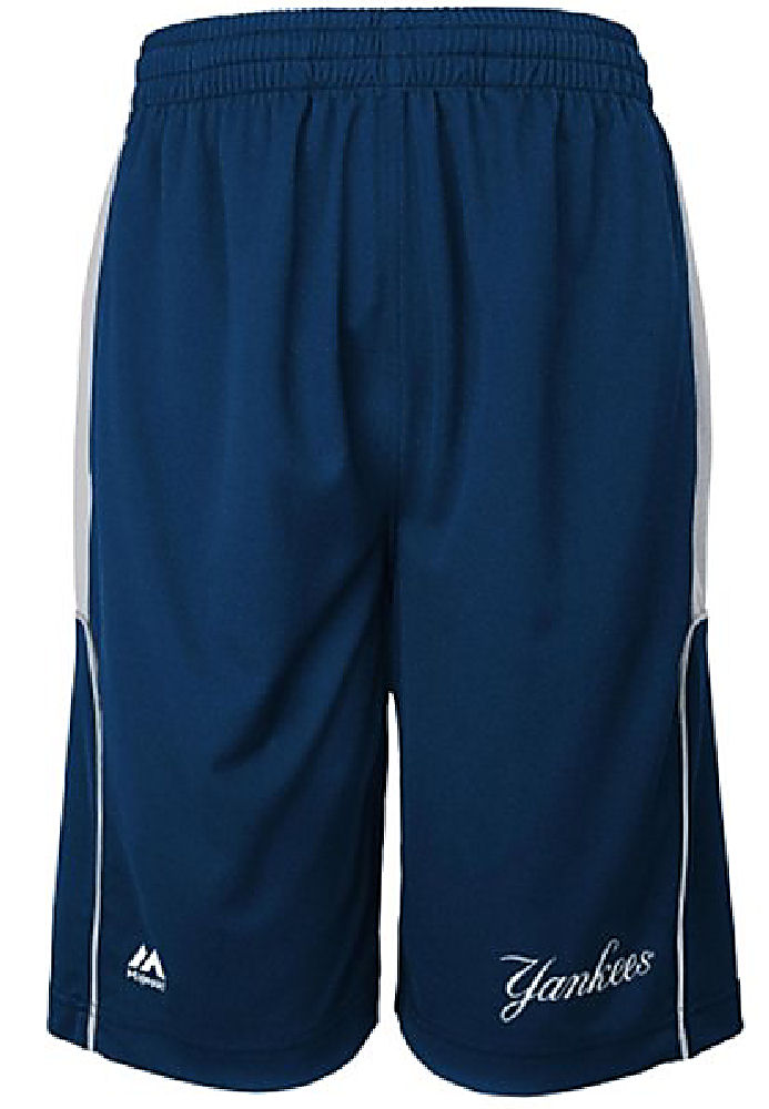 Youth New York Yankees Blue Batters Choice Synthetic Shorts by Majestic ...