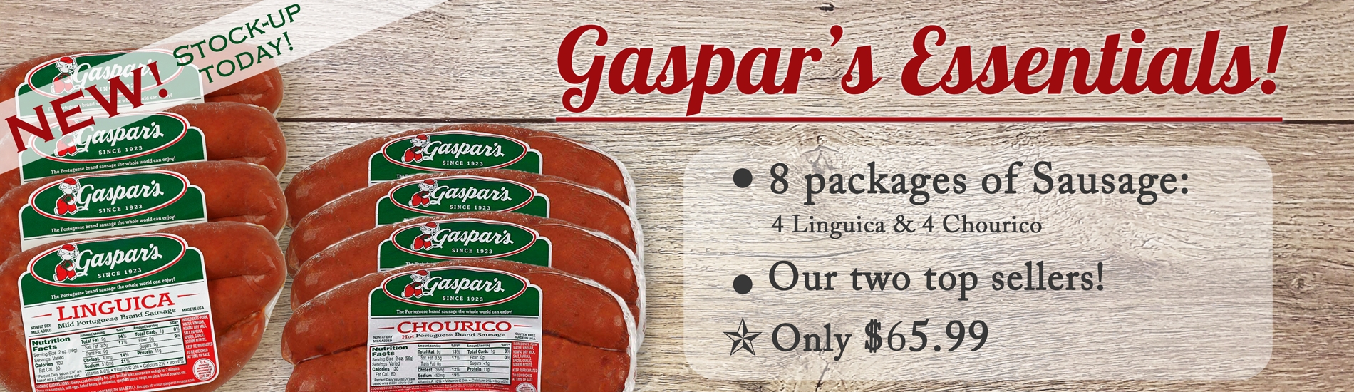 Welcome to Gaspar's Sausage