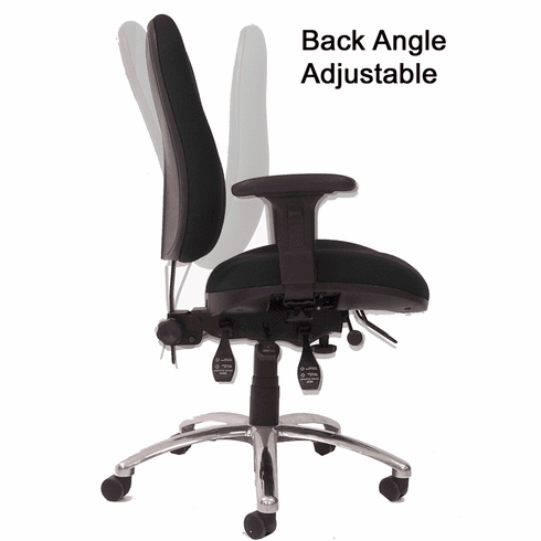 Adjustable 24-Hour Office Chair - 400-Pound Capacity