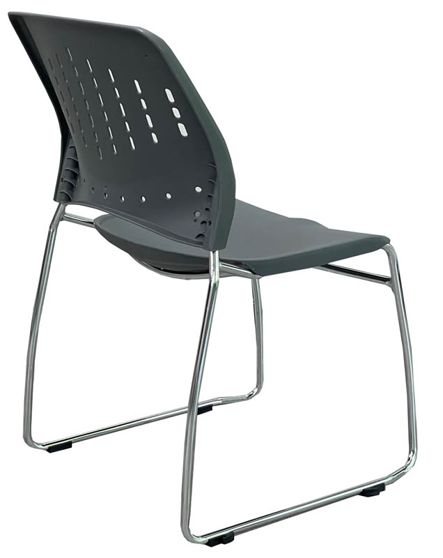 Premium Office Stack Chair Up To 300 Pounds - Set of 4