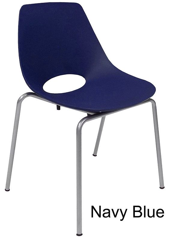 Molded Plastic Shell Nesting Chair - 300-Pound Capacity