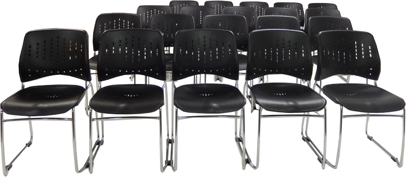 Stacking Chair with 300-Pound Capacity - InStockChairs