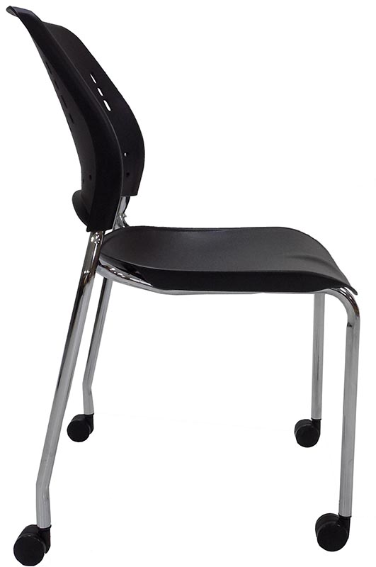 Stacking Chairs with Wheels - 300-Pound Capacity