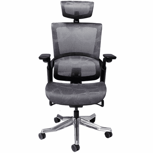 Premium Elastic Mesh 300 Pound-Capacity Office Chair with Headrest