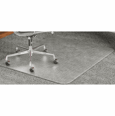 36" x 48" Beveled Chair Mat for High Pile Carpet - 0.25" Thick