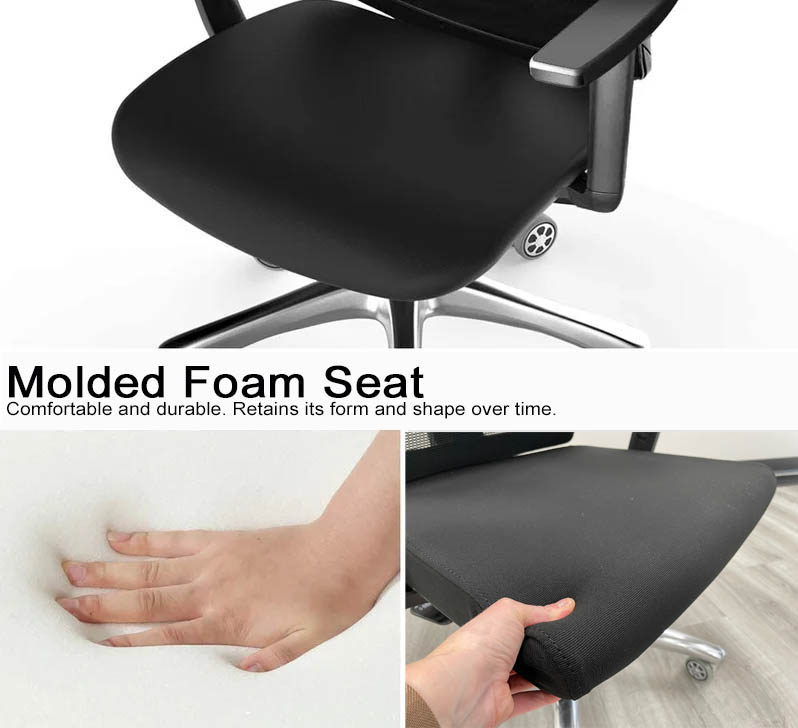Ultimate Ergonomic Office Chair with 3-Way Adjustable Armrests