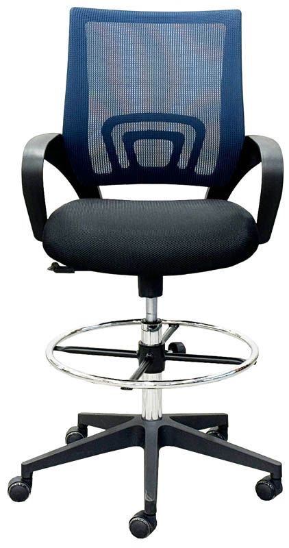 All Mesh Cushioned Swivel Office Desk Stool in 4 Colors - 23.5" - 32.5 ...