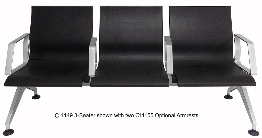 Altitude Beam Seating 3-Seater - InStockChairs