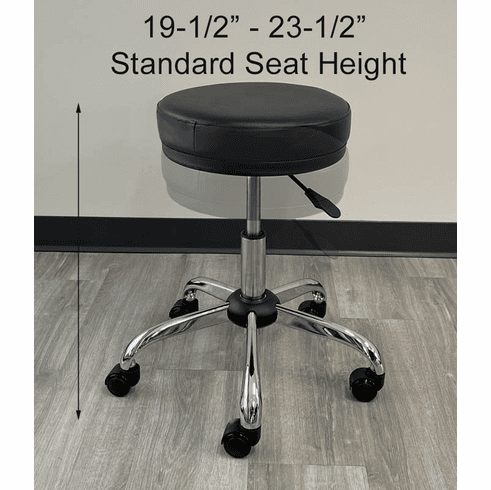 250-Pound-Capacity Antimicrobial Vinyl Medical Stool