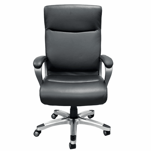 Black and Gray Leather Desk Chair