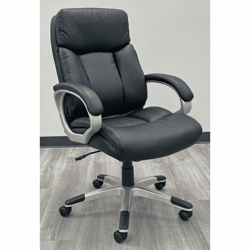 Black Leather Executive Desk Chair