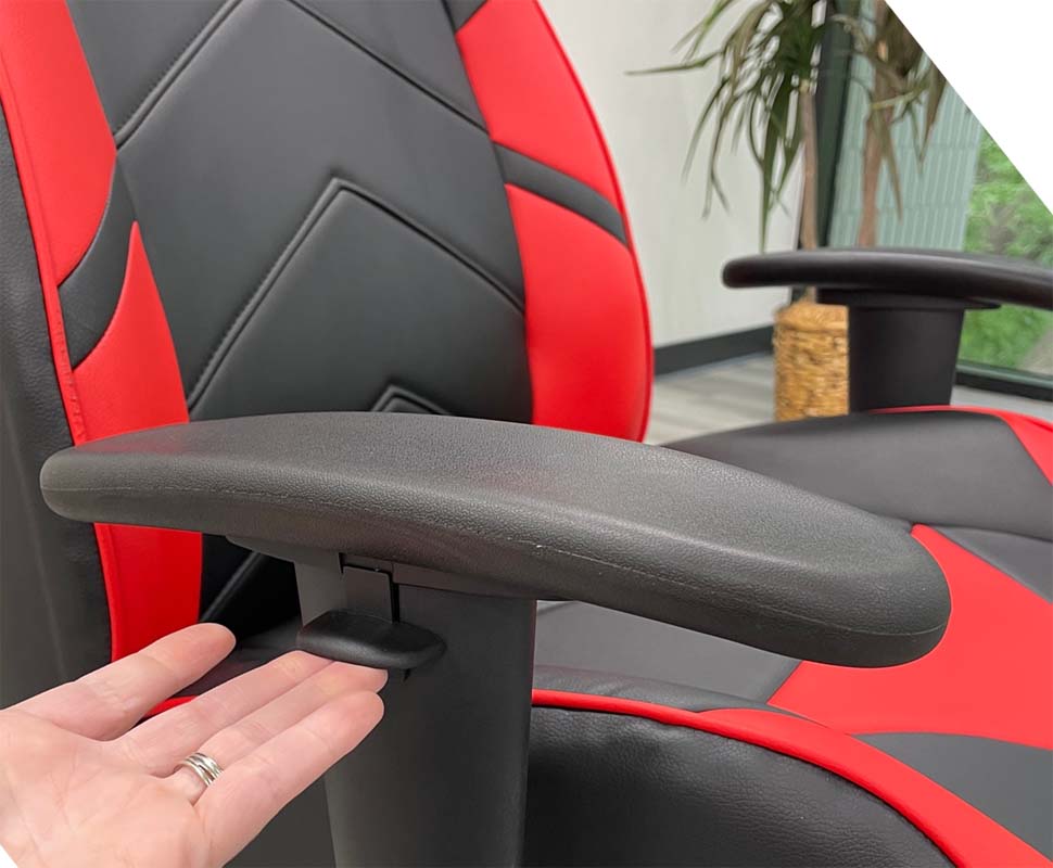 Black and Red High Back Gaming Chair
